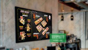 Menu ép plastic siêu dày, thực đơn ép nhựa plastic bền đẹp